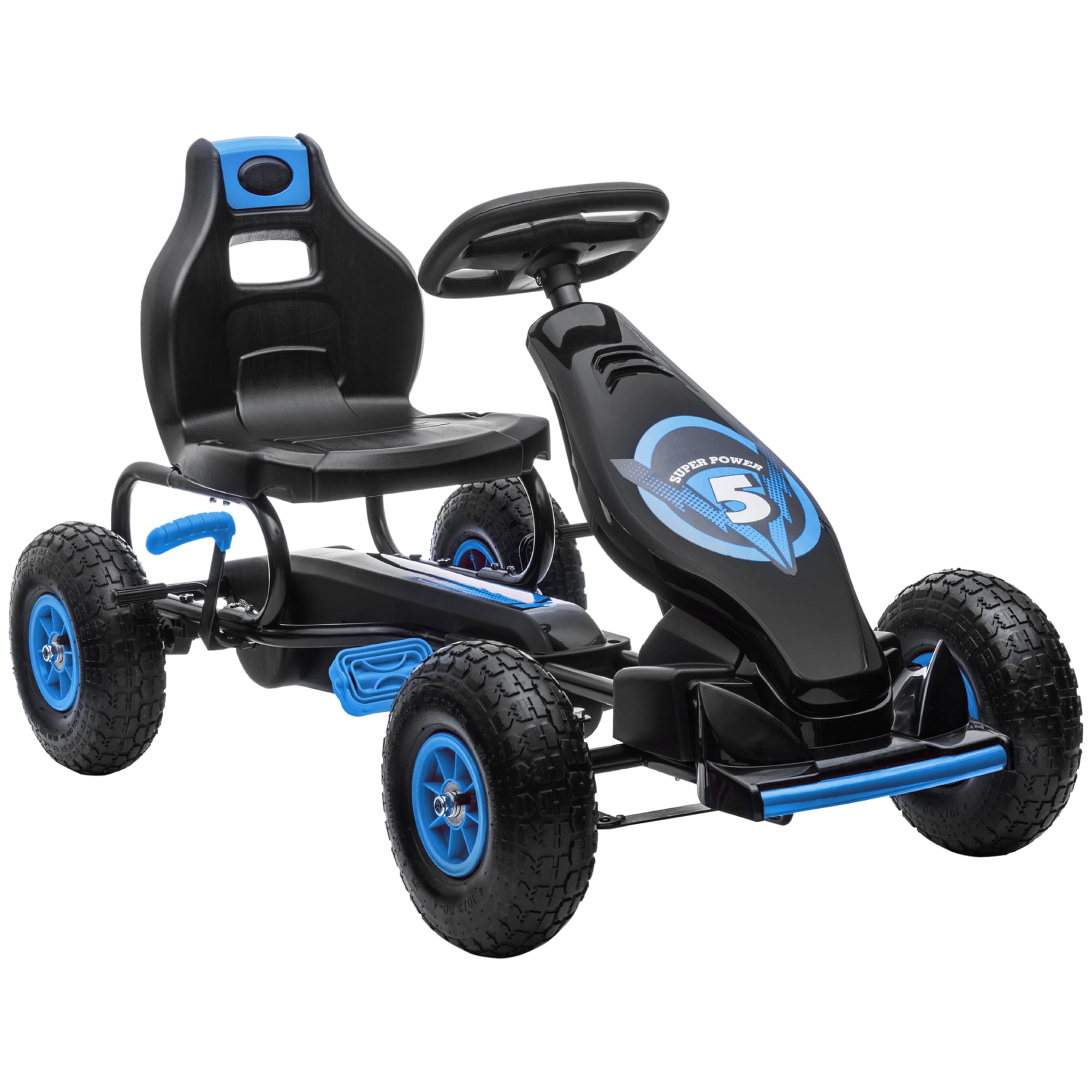 Tinyhomie Kids Pedal Go Kart Ride-on Toy with Ergonomic Comfort Pedal ...