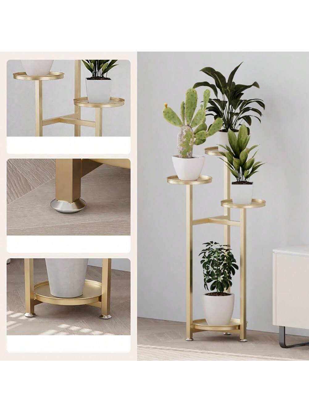 Qeetex Plant Stand Indoor. Multi-Layer Plant Stands For Indoor Plants ...