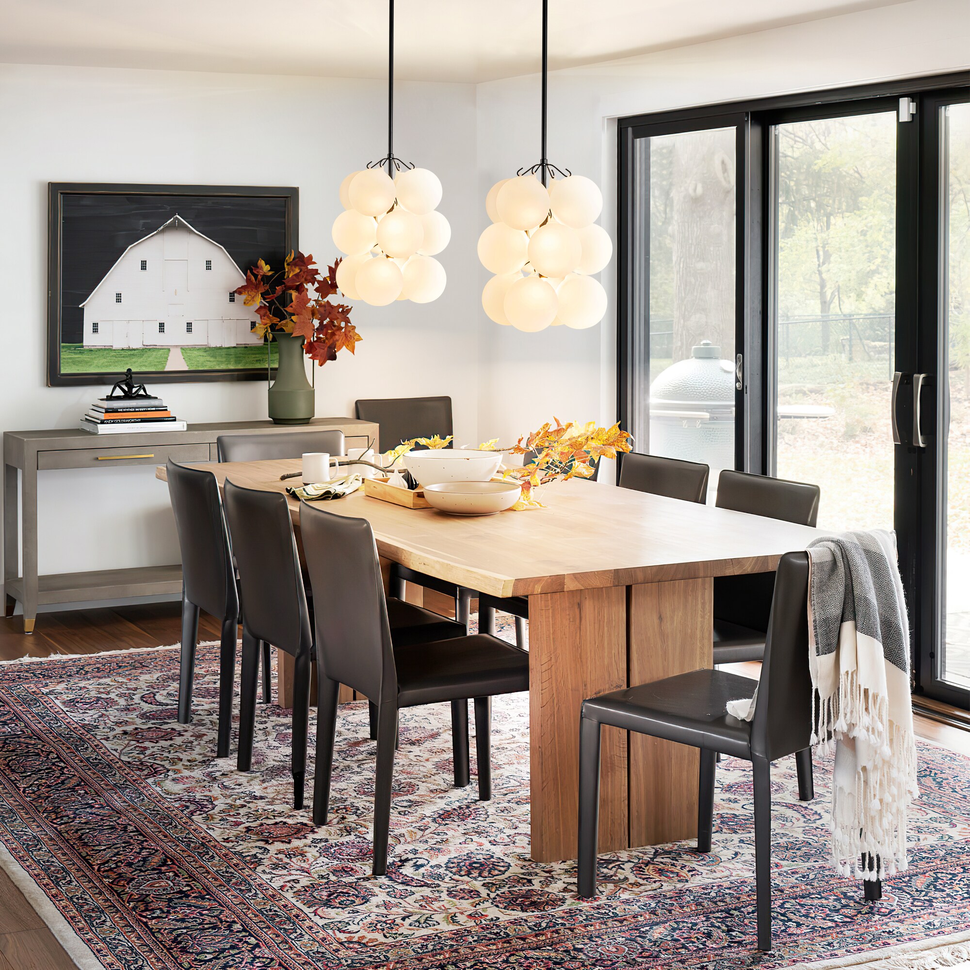 Rennnsan Astrid 2-Light Matte Black Glam Chandelier CL810162078 at ...