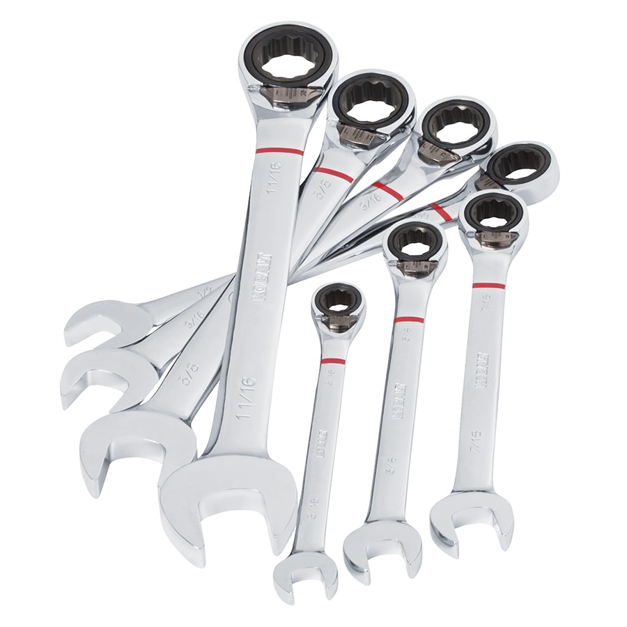 Kobalt 7 Piece Set Standard SAE Ratchet Wrench at Lowes