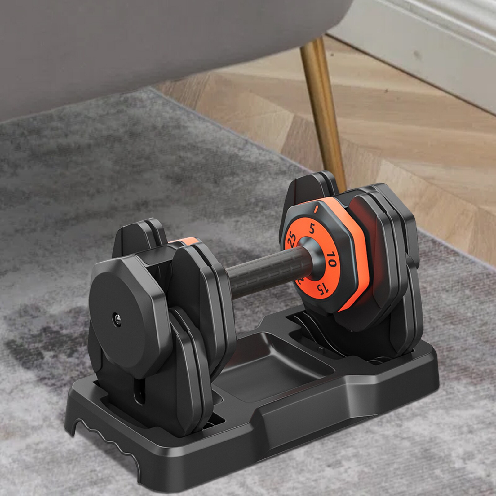 Flynama Steel 2-Piece Set Adjustable Dumbbell L-142897 at Lowes.com