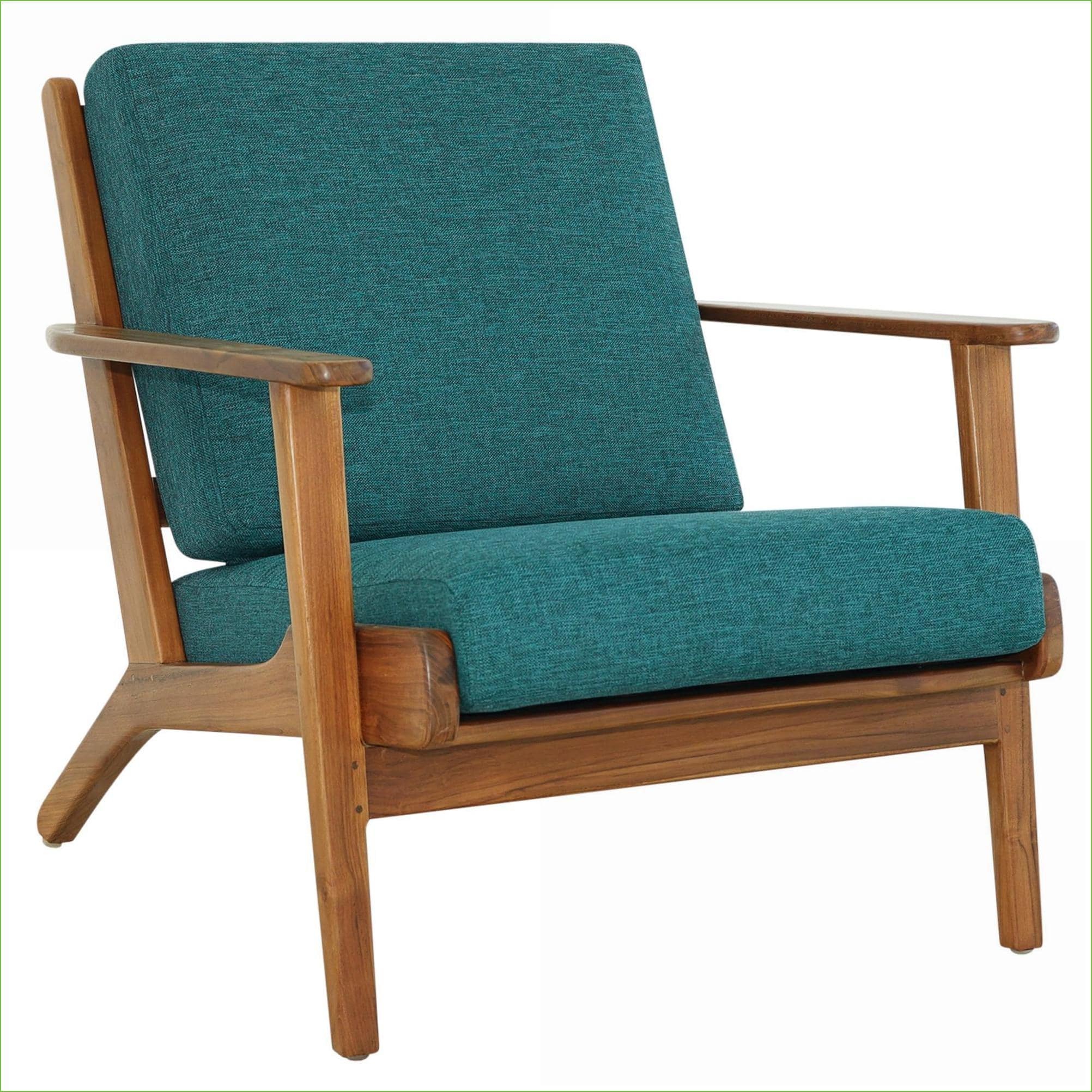 Watnature Connor Solid Wood Linen Upholstered Accent Chair for Adults ...