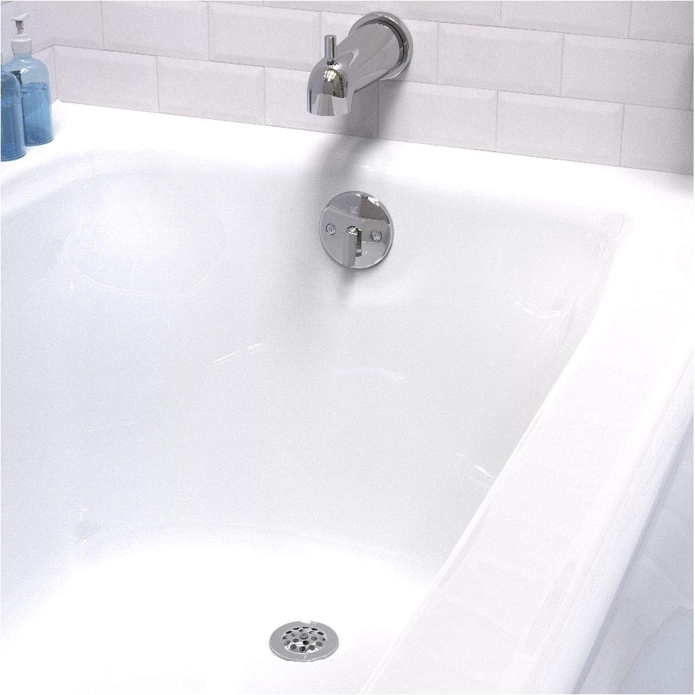 Plumb Pak 64W Triplever Bath Drain Polished Chrome in the Bathtub ...