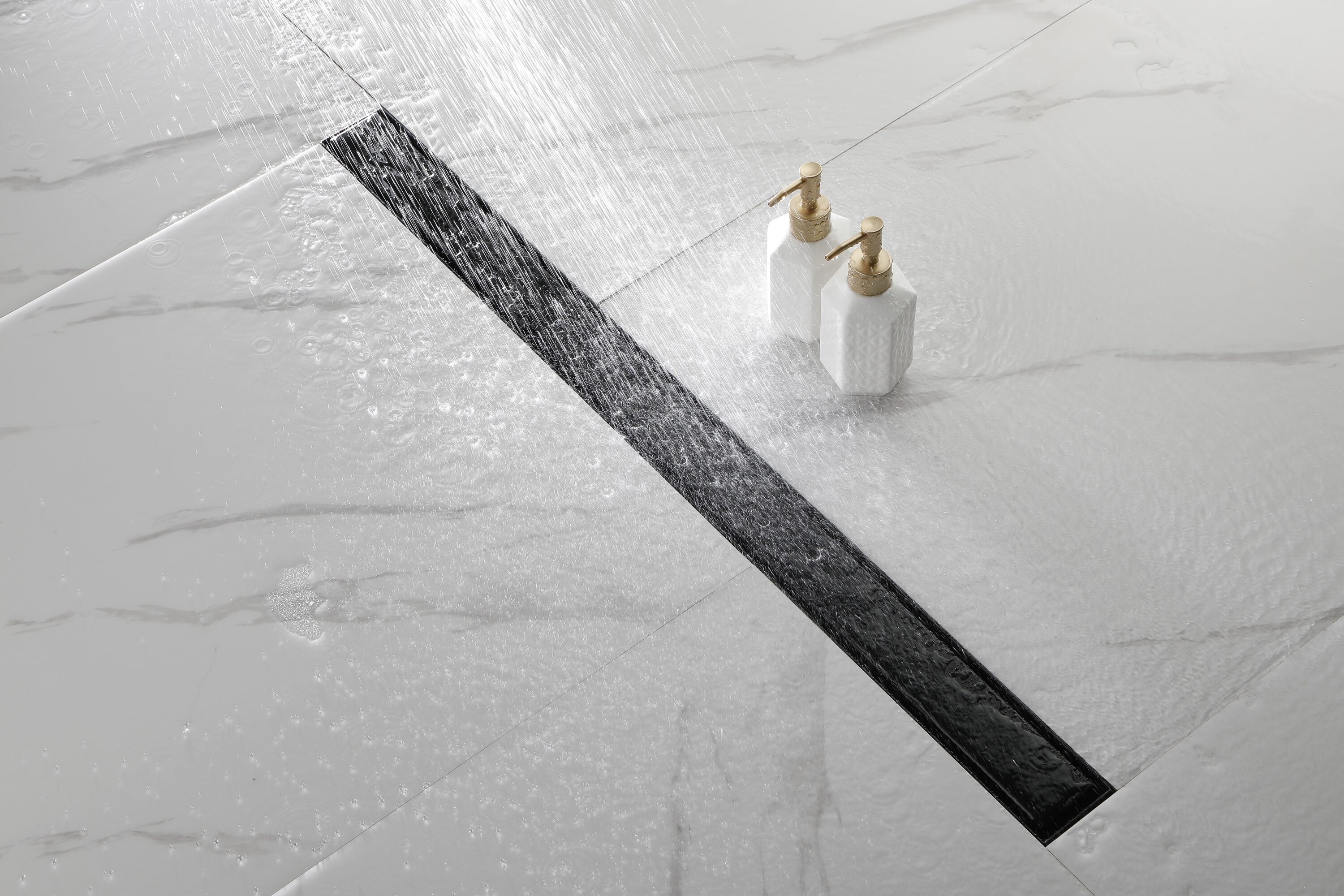 Huluwat 36 Inches Linear Shower Drain with Removable Cover 304 ...
