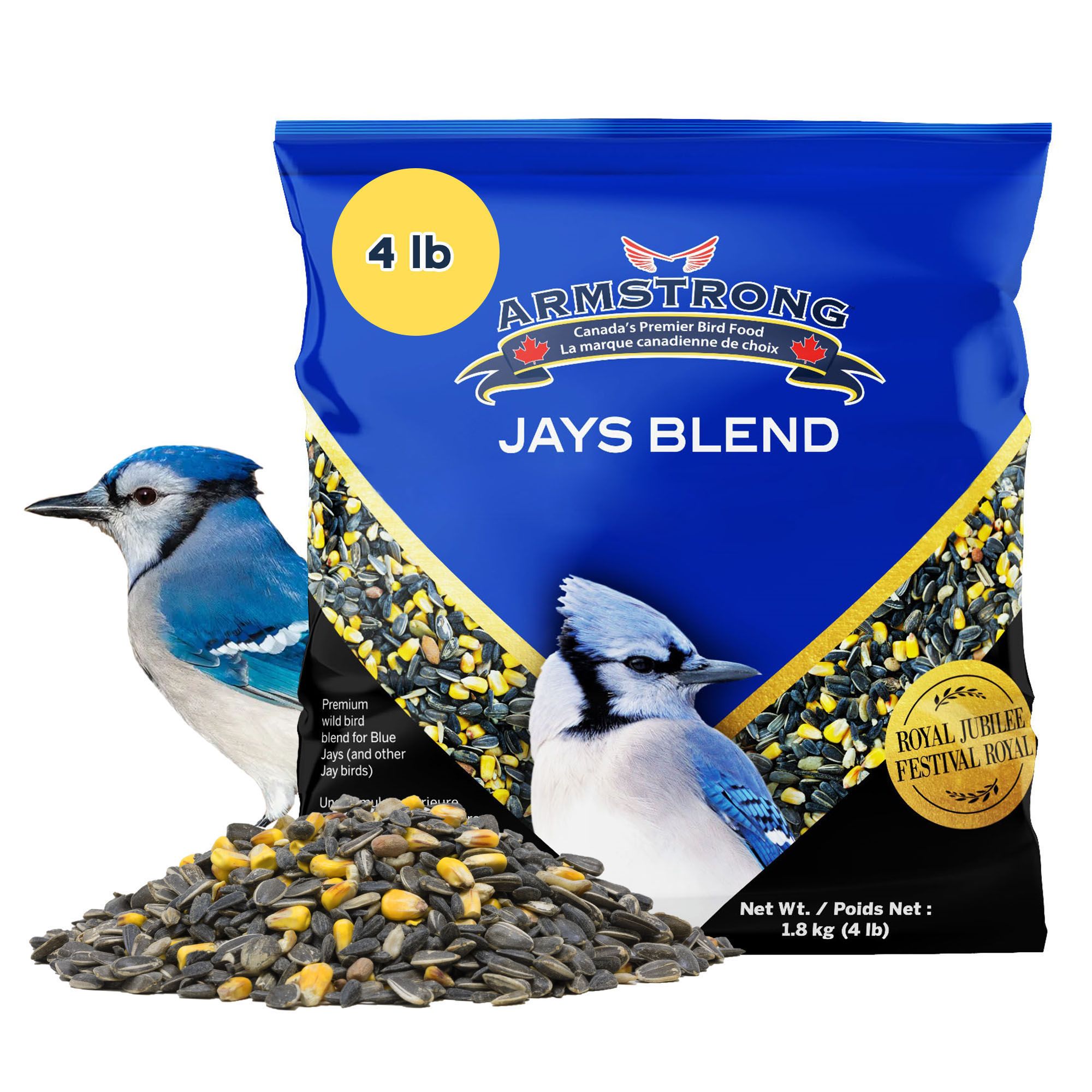 ARMSTRONG Wild Bird Food Royal Jubilee Jays Blend Bird Seed Blend for ...