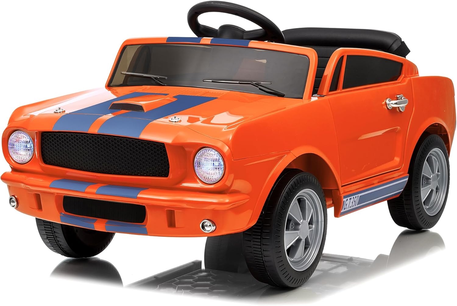 Garvee 12V Kid Ride on Car Licensed Shelby GT350 with Remote Control ...