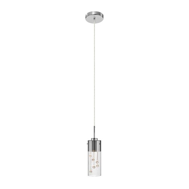 elan Shayla Chrome Modern/Contemporary Clear Glass Cylinder Medium (10 ... elan Shayla Chrome Modern/Contemporary Clear Glass Cylinder Medium (10 ...