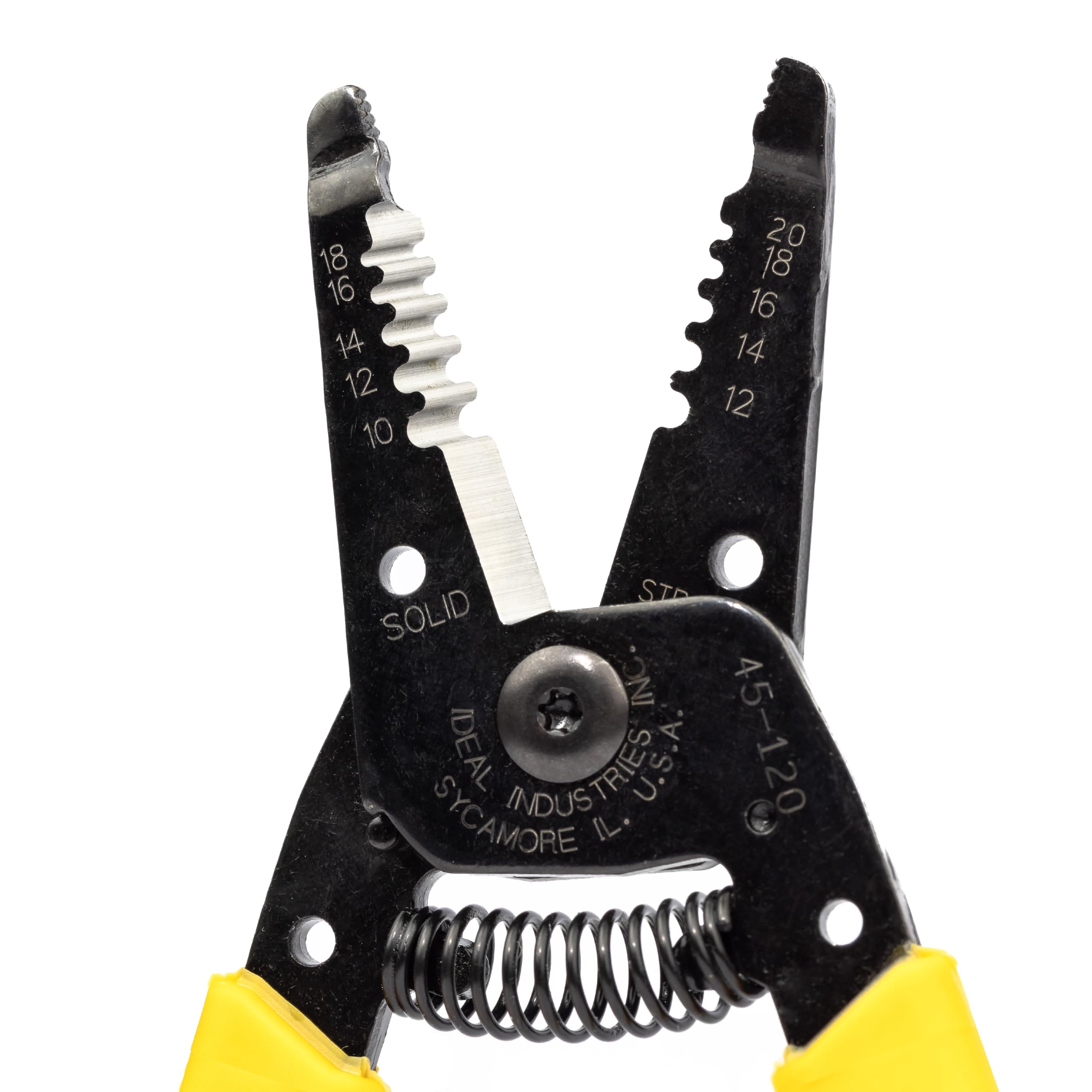 Ideal Industries 45-120 T-5 Wire Stripper 10-18 AWG Solid / 12-20 AWG ...