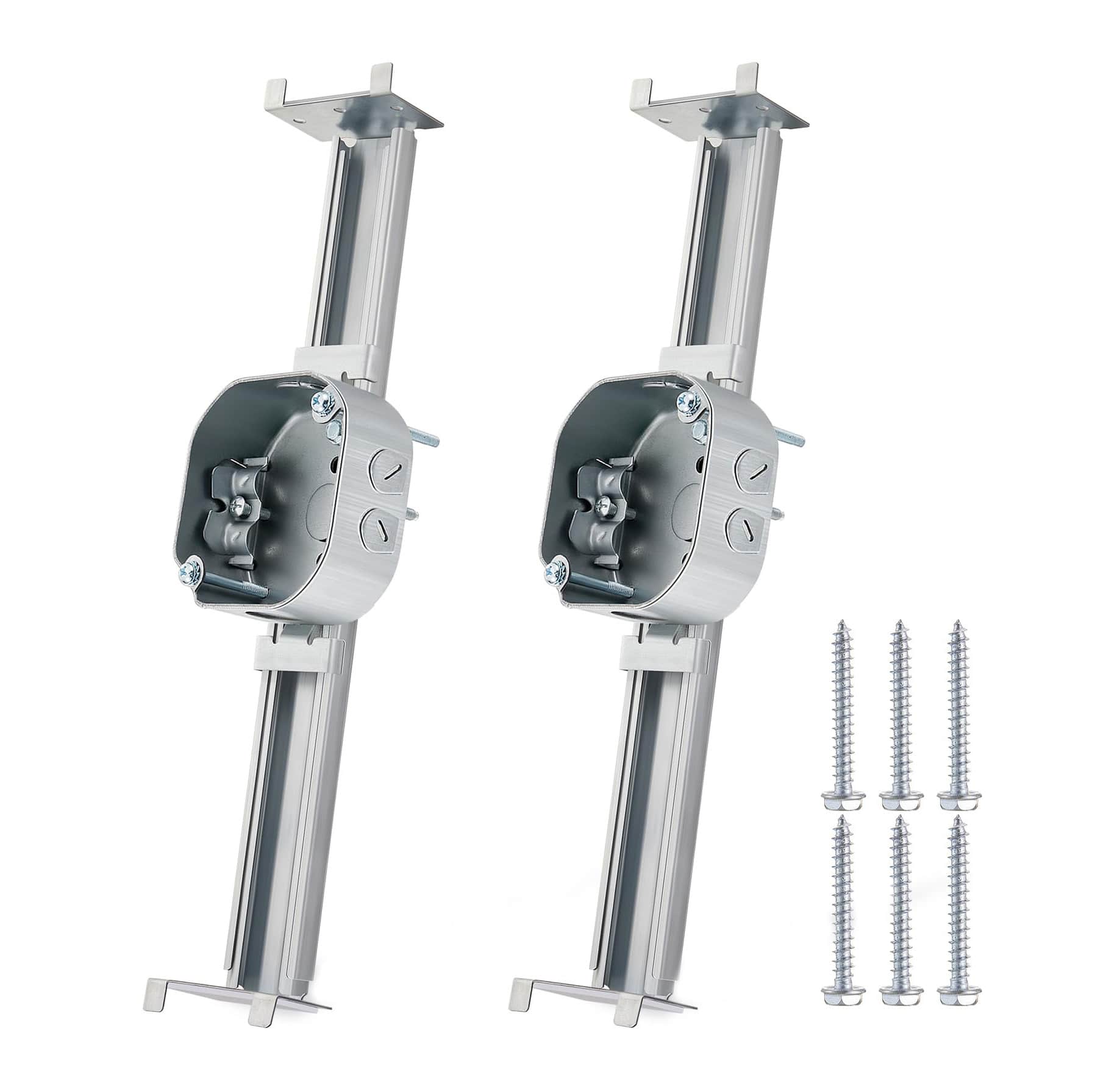 Etokfoks 2 Pack Adjustable Ceiling Fan Mounting Bracket 14.7 Inch ...