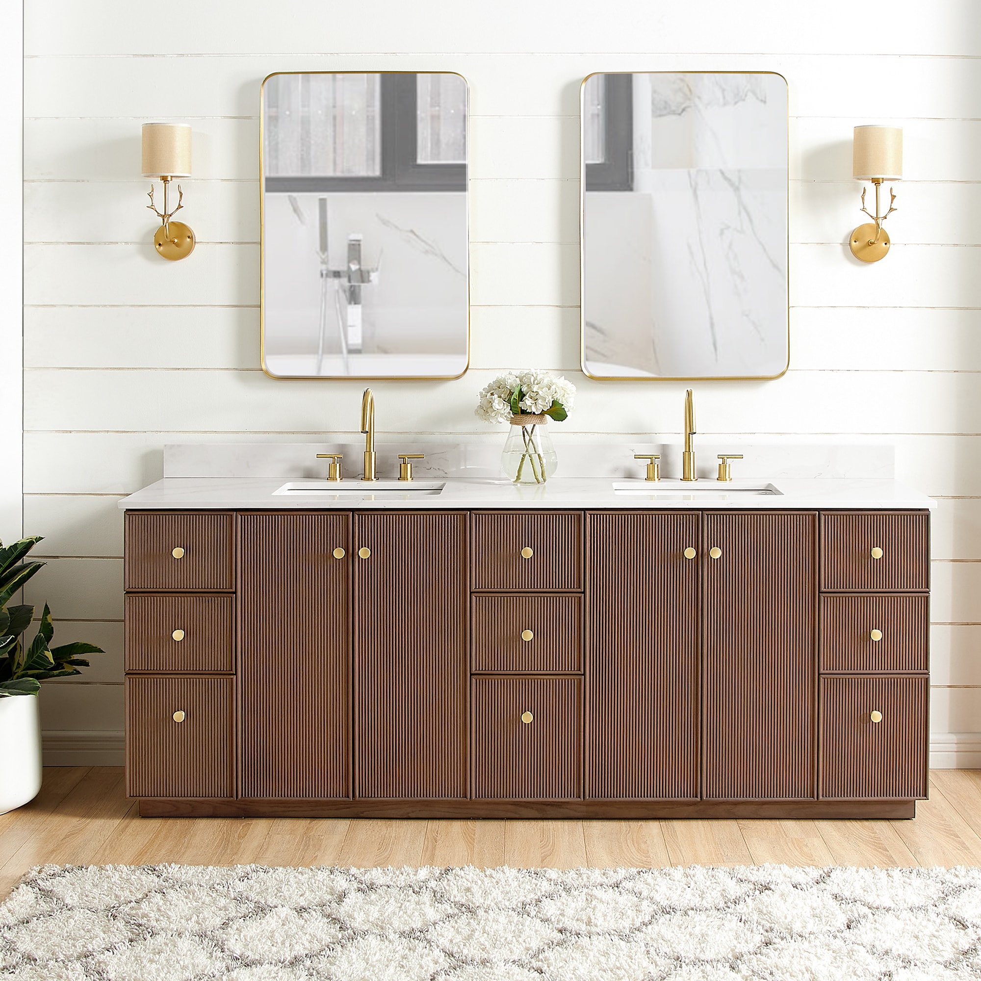 Toe Kick 84-in Bathroom Vanities at Lowes.com