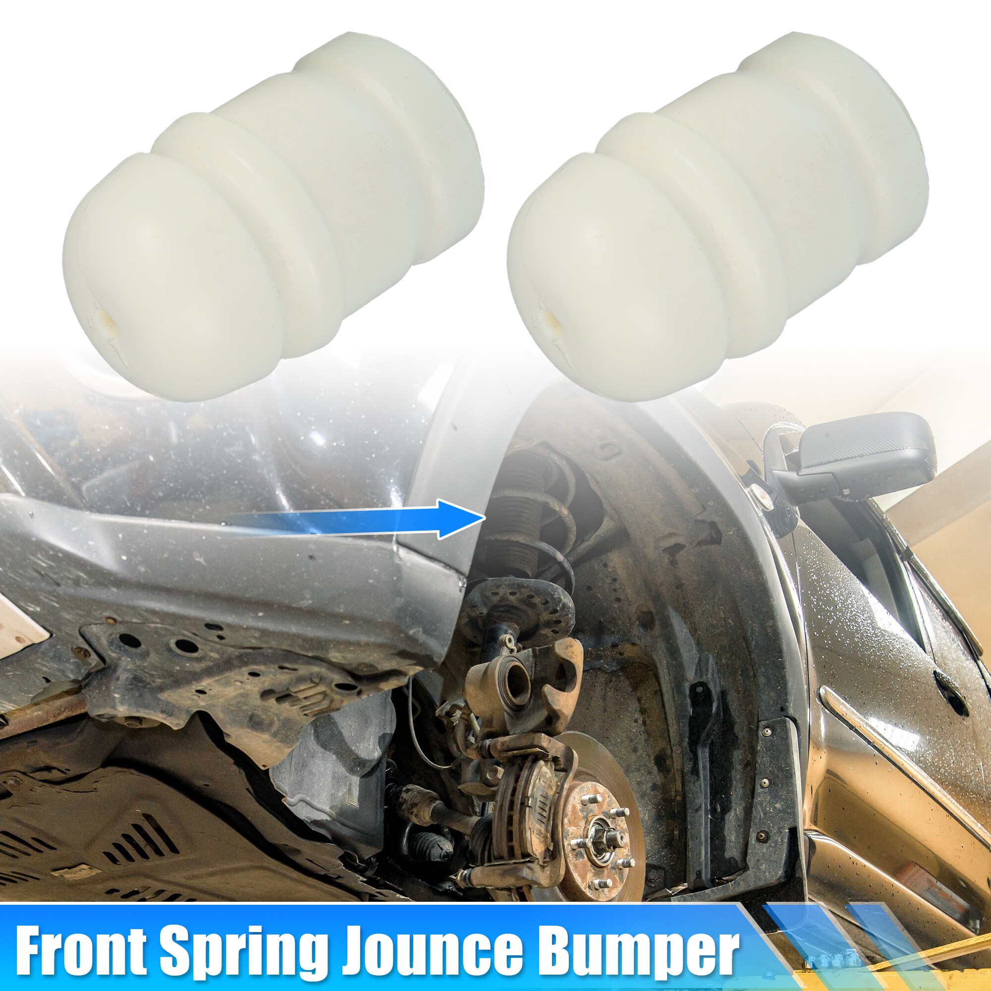 Unique Bargains 2pcs Car Front Spring Jounce Bumper for Jeep Wrangler ...