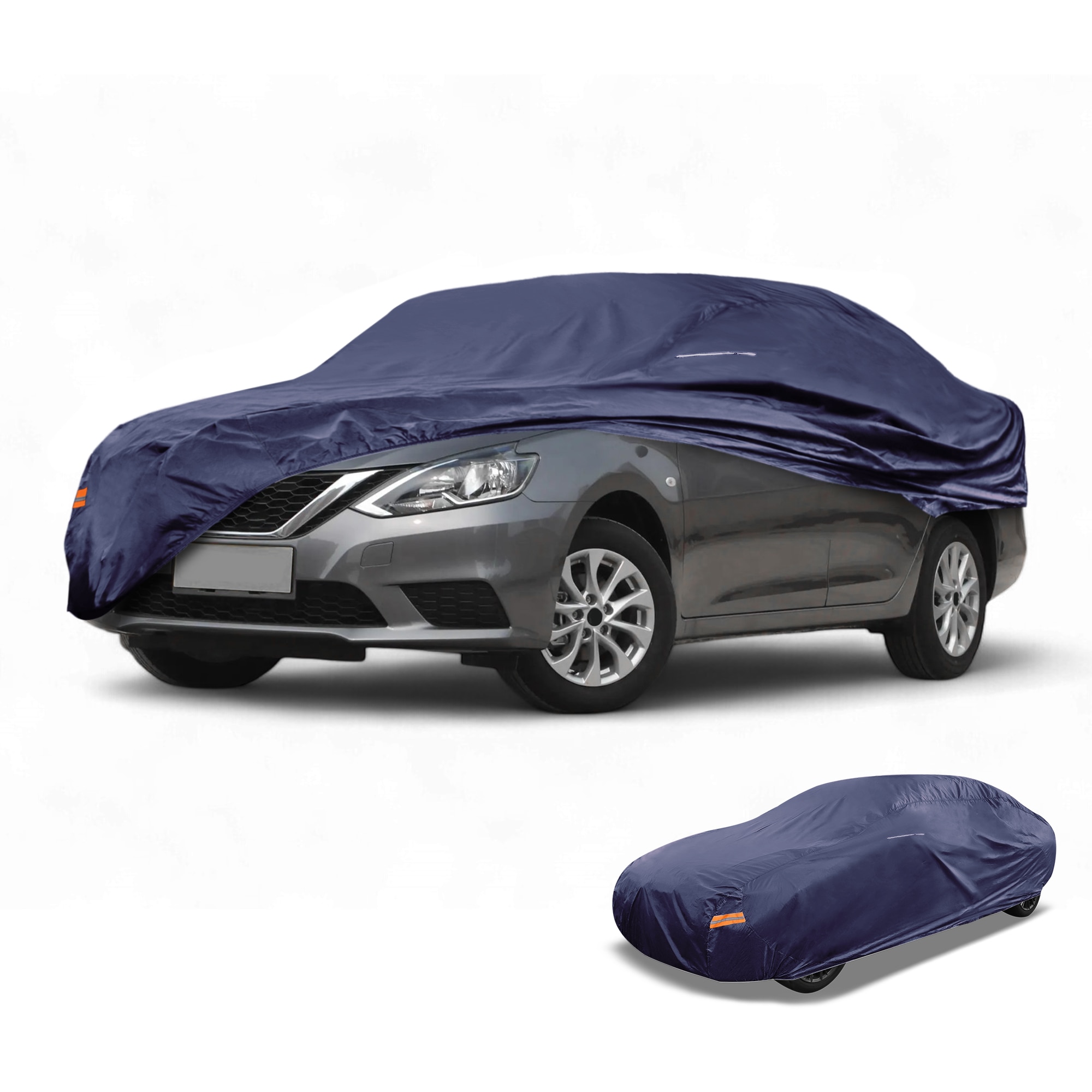 Unique Bargains Waterproof All-Weather Universal Sedan Car Cover with ...