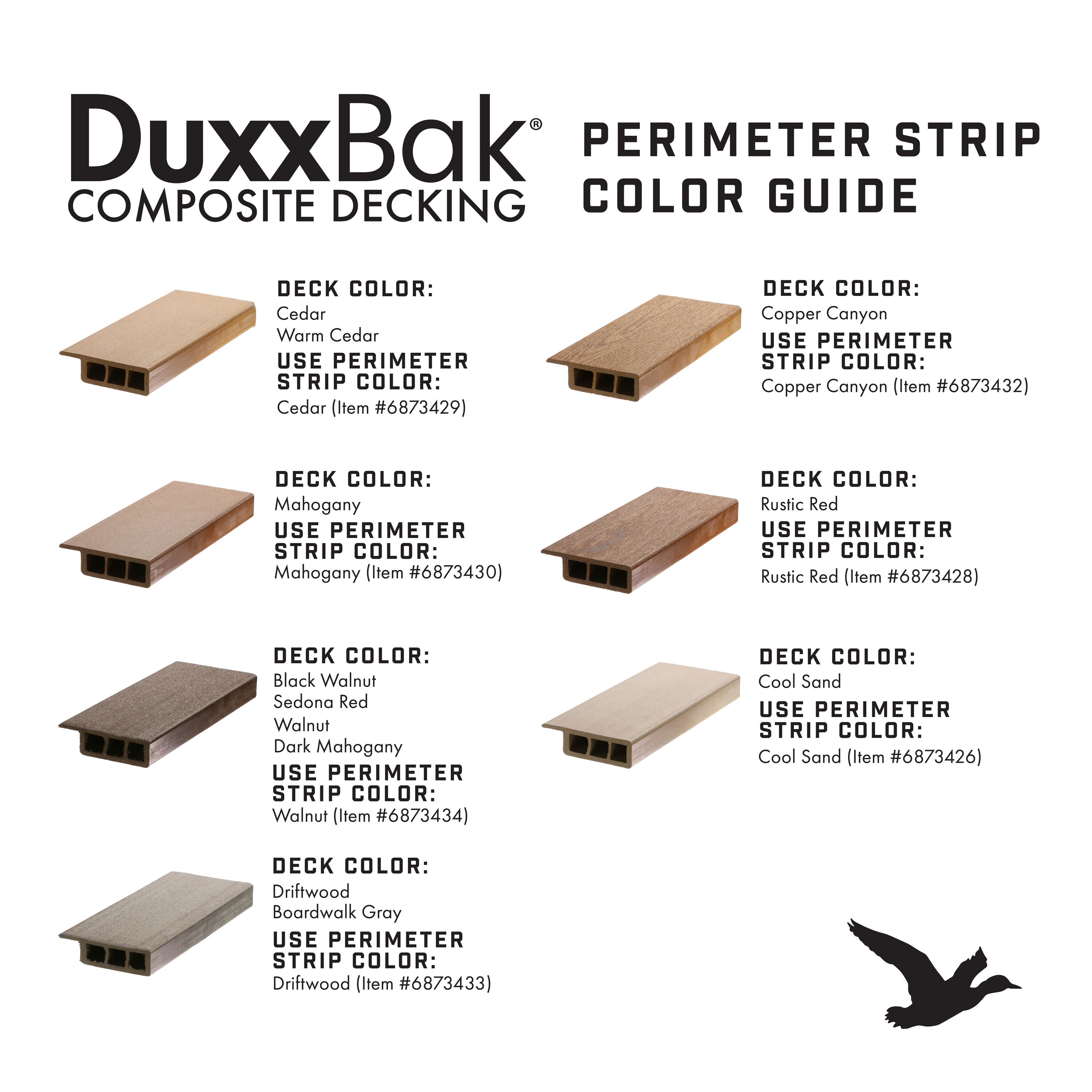 DuxxBak Composite Decking I.Dekk Rustic Red 12-ft Brown Composite ...