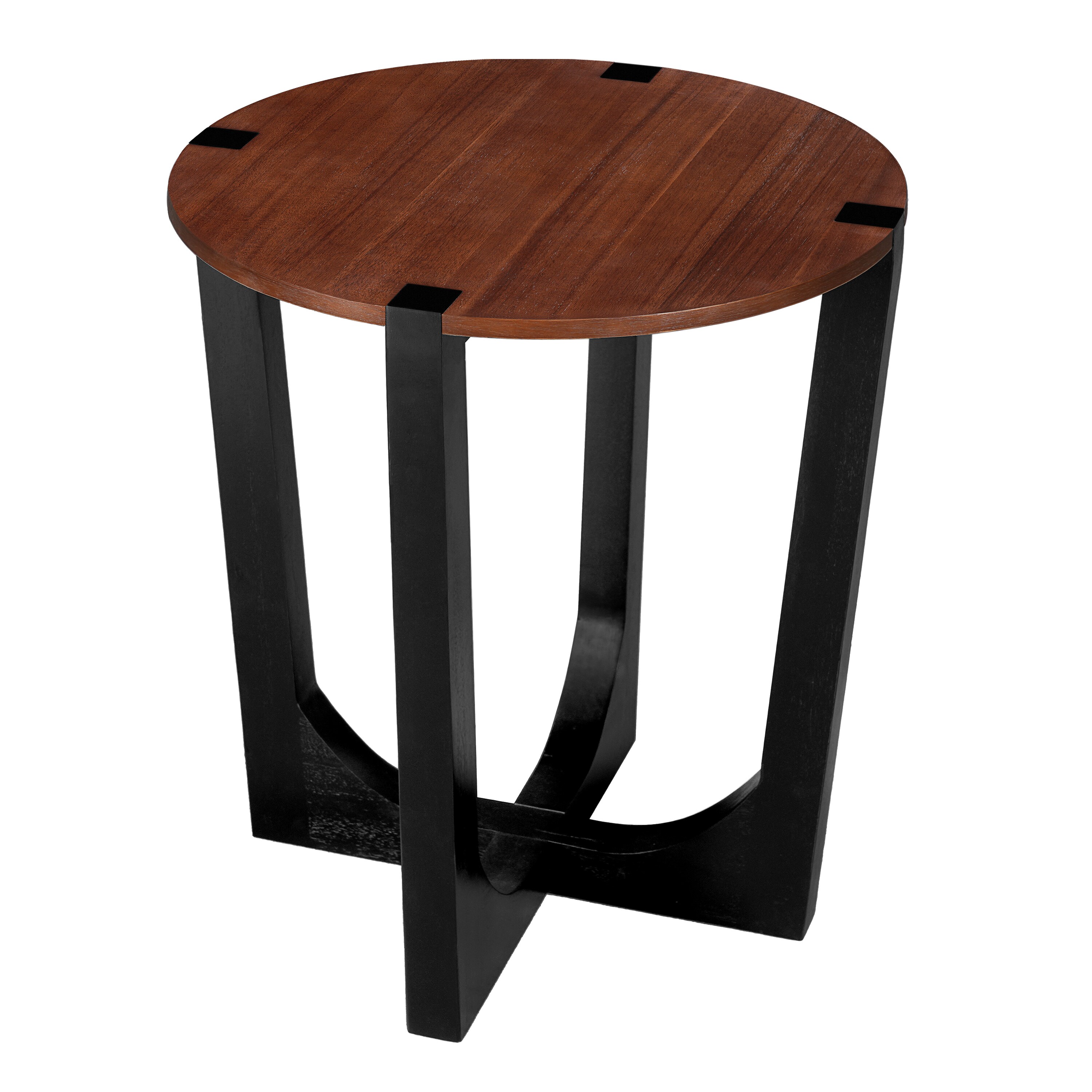 Christopher Knight Home Arlo Acacia Wood Solid Frame 2 Tone Accent ...