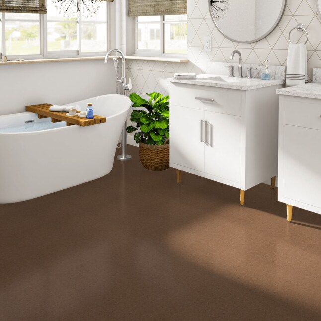 Armstrong Flooring Imperial Texture VCT Curried Caramel 12-in W x 12-in ...