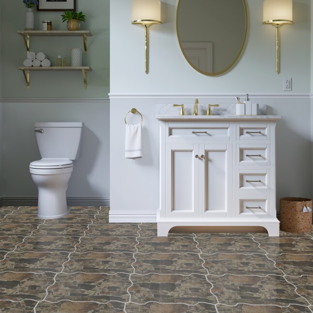 Affinity Tile Rambla Arena 15-in x 30-in Matte Porcelain Floor and Wall ...
