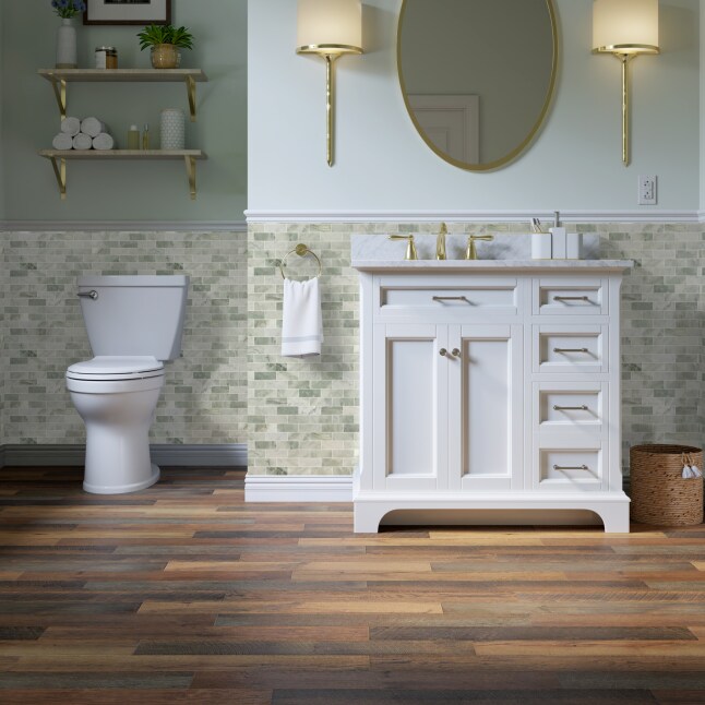 Satori Tereno Verde 12-in x 12-in Polished Natural Stone Marble Brick ...