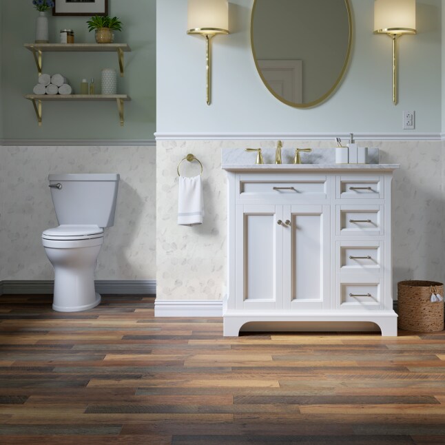 Satori Regent Carrara 12-in x 12-in Matte Porcelain Hexagon Marble Look ...