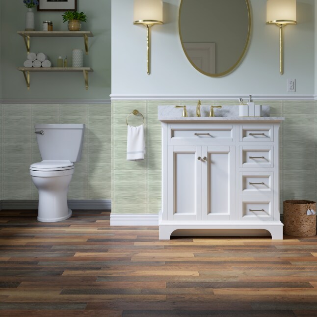 Andova Tiles Enchant- Parade Florette 4-in x 12-in Glossy Glass Subway ...