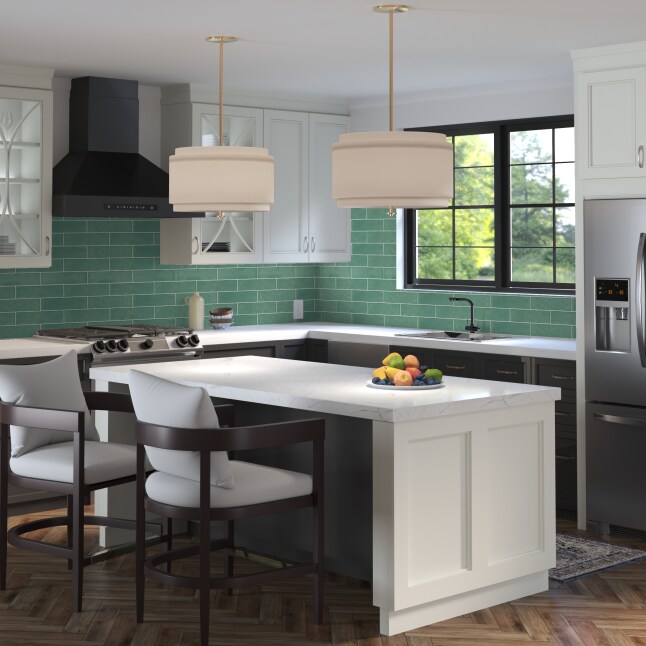 Artmore Tile Messi Open seas 3-in x 12-in Polished Ceramic Subway Wall ...