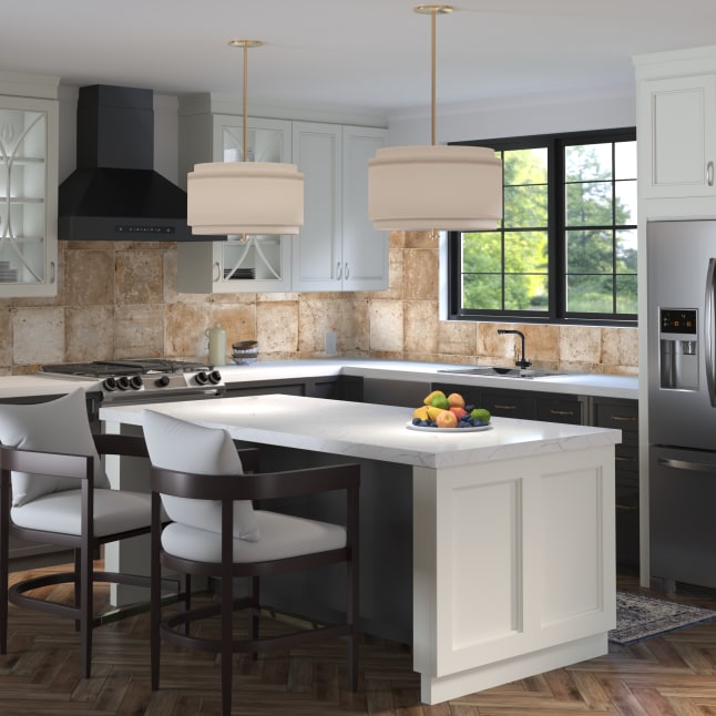 allen + roth Amalfi 12-in x 12-in Glazed Porcelain Stone Look Floor and ...