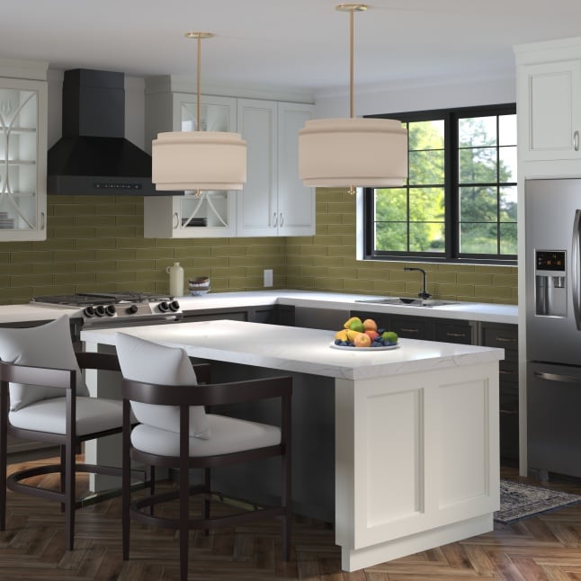 Daltile Vistaframe Olive 3-in x 12-in Glossy Ceramic Subway Wall Tile ...