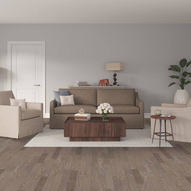 Bruce (Sample) Nature of Wood Soft Gray Oak Solid Smooth/Traditional ...